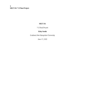 MKT 265 5-2 Milestone Three - Creating Digital Marketing Campaigns ...