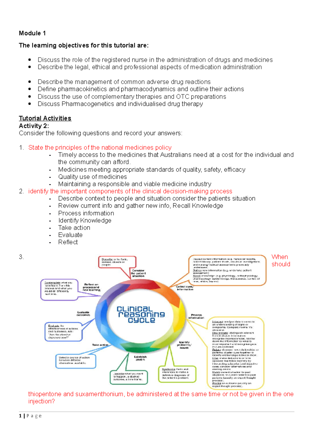 Tut Manual - All weeks tutorial work - BMS340 - CSU - Studocu