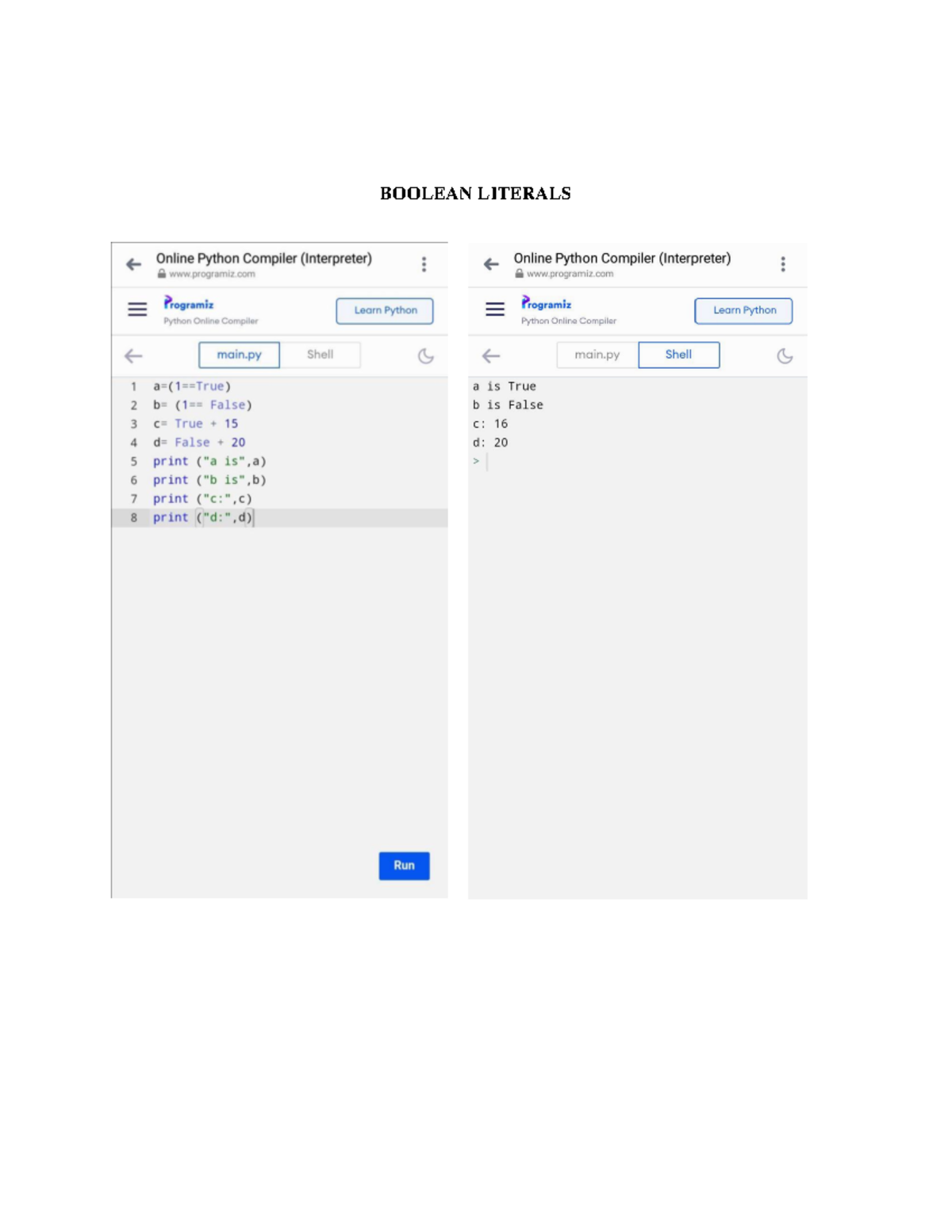 Exercise No. 2 Programming Codings Task - BS Psychology - BOOLEAN ...