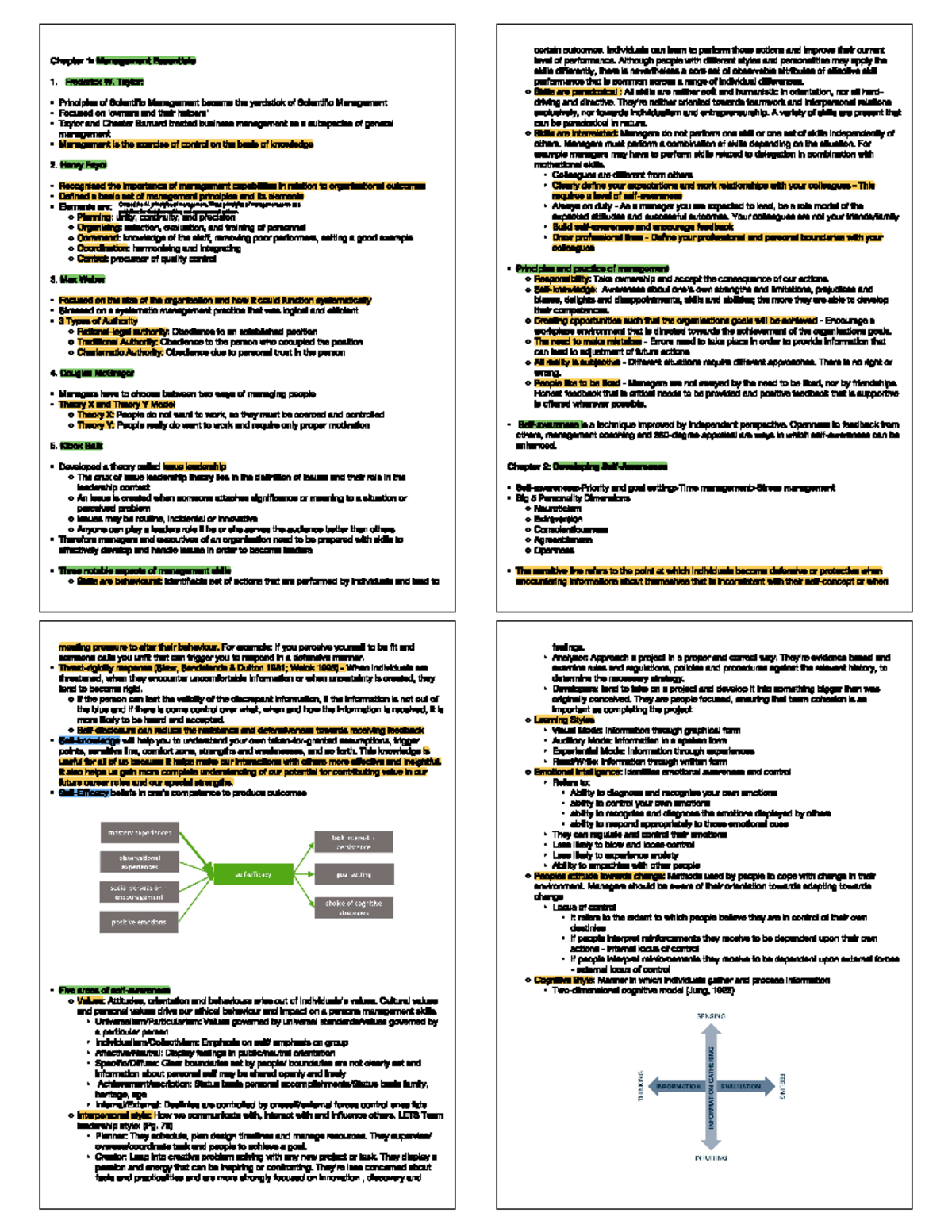 Updated V6 - Exam notes mc - MGMT90140 - Studocu