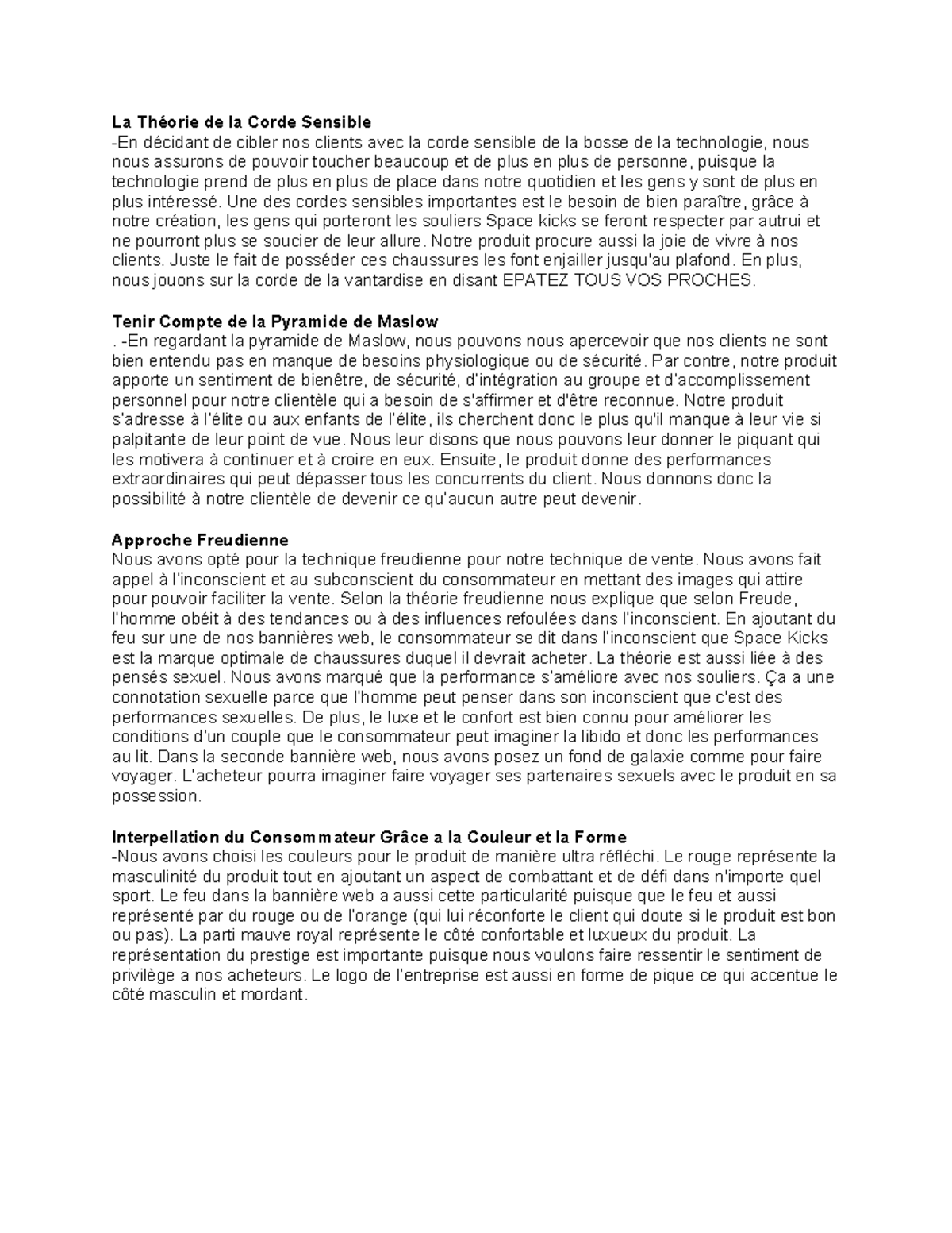 La Théorie de la Corde Sensible - La Théorie de la Corde Sensible -En décidant de cibler nos ...