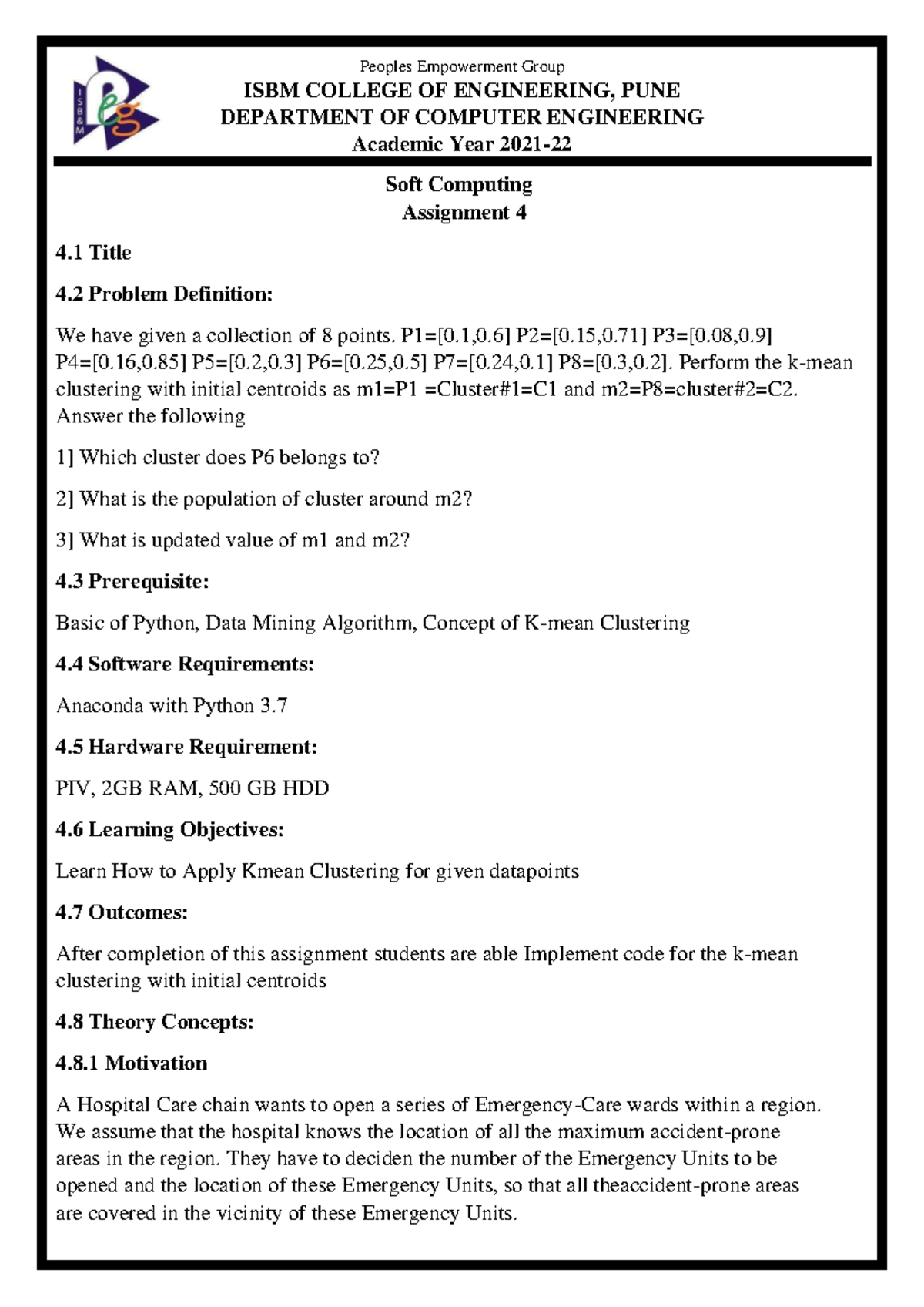 LP3 Soft Computing 4 Practical - soft computing - SPPU - Studocu