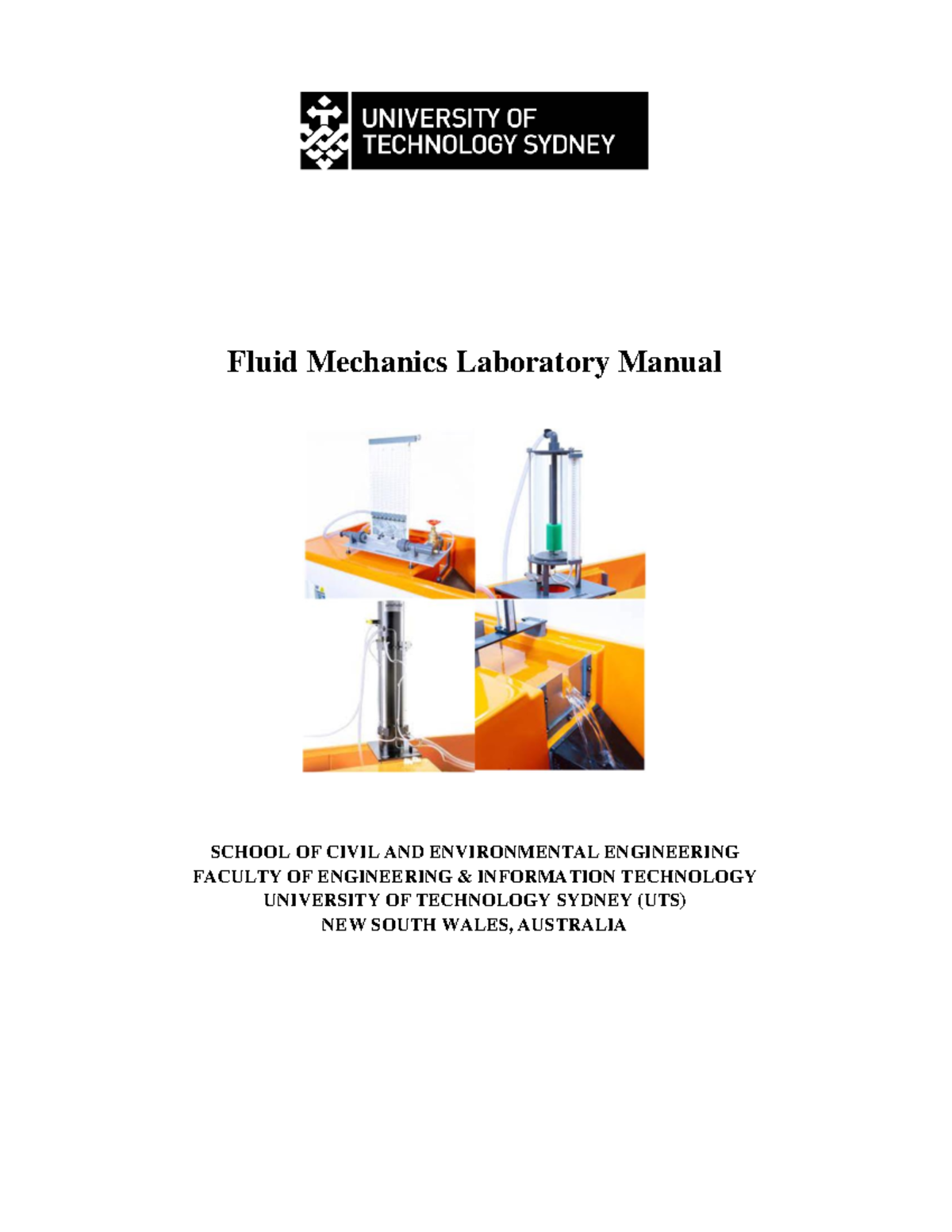 Fluid Mechanics Lab Manual - Fluid Mechanics Laboratory Manual SCHOOL ...