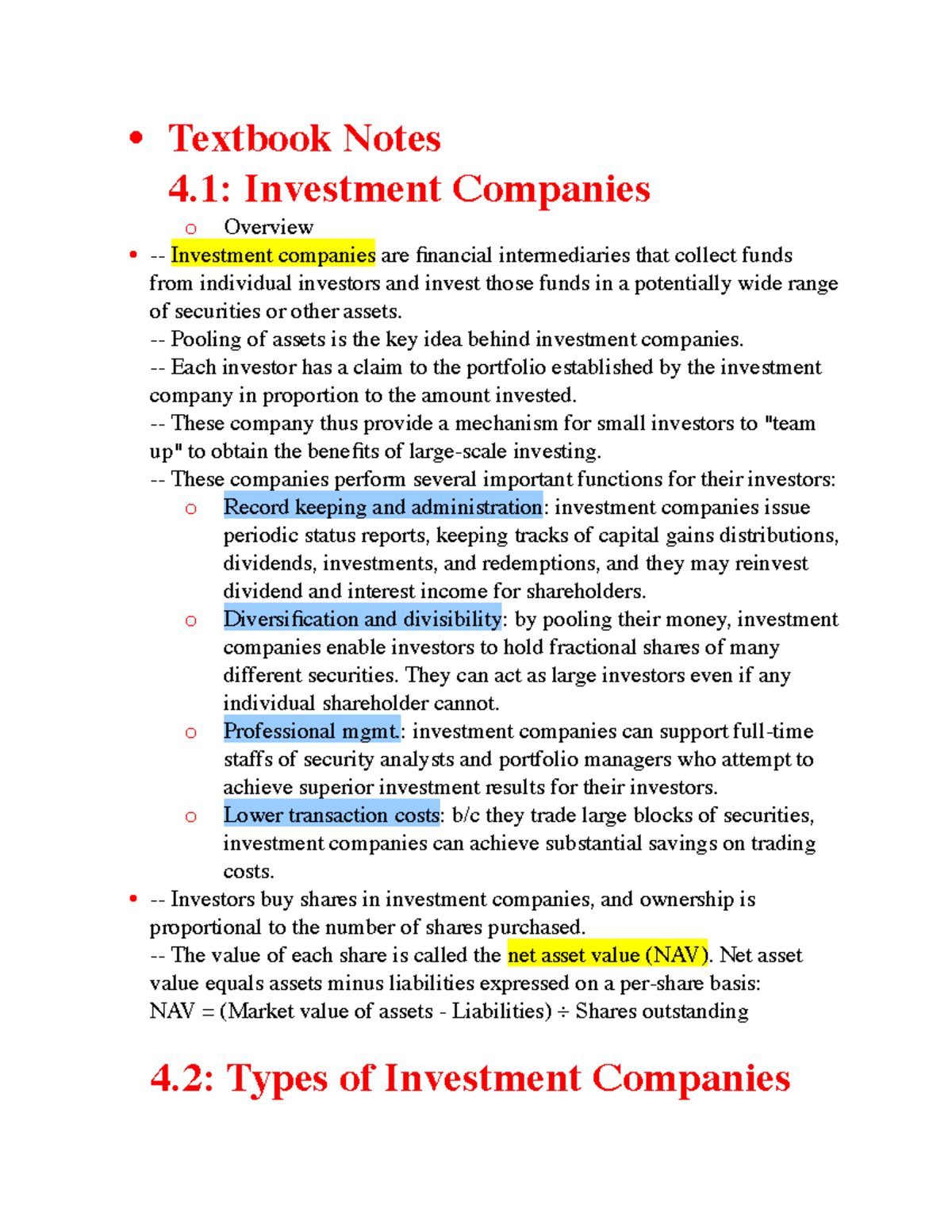 IAP: Ch. 4 - Ch. 4 lecture from the textbook and in class - • Textbook ...