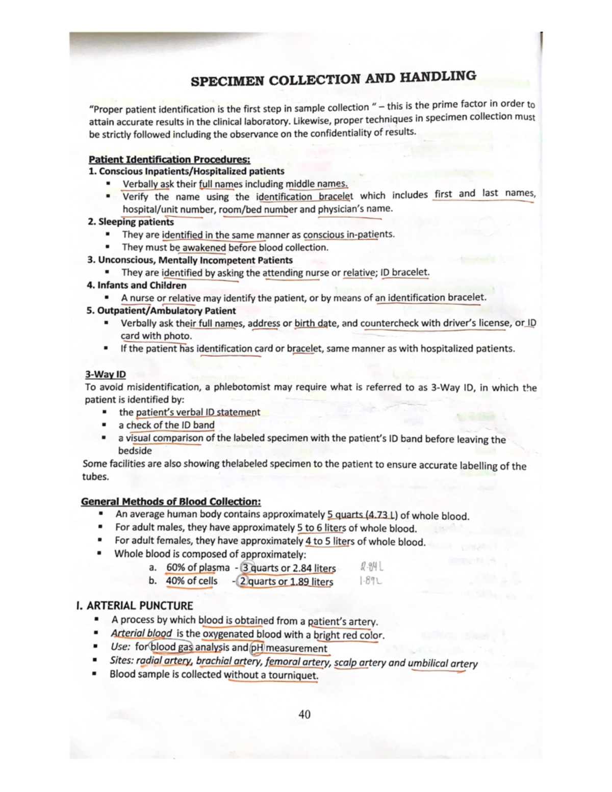 Clinical Chemistry Specimen Collection AND Handling Reviewer - Medical ...
