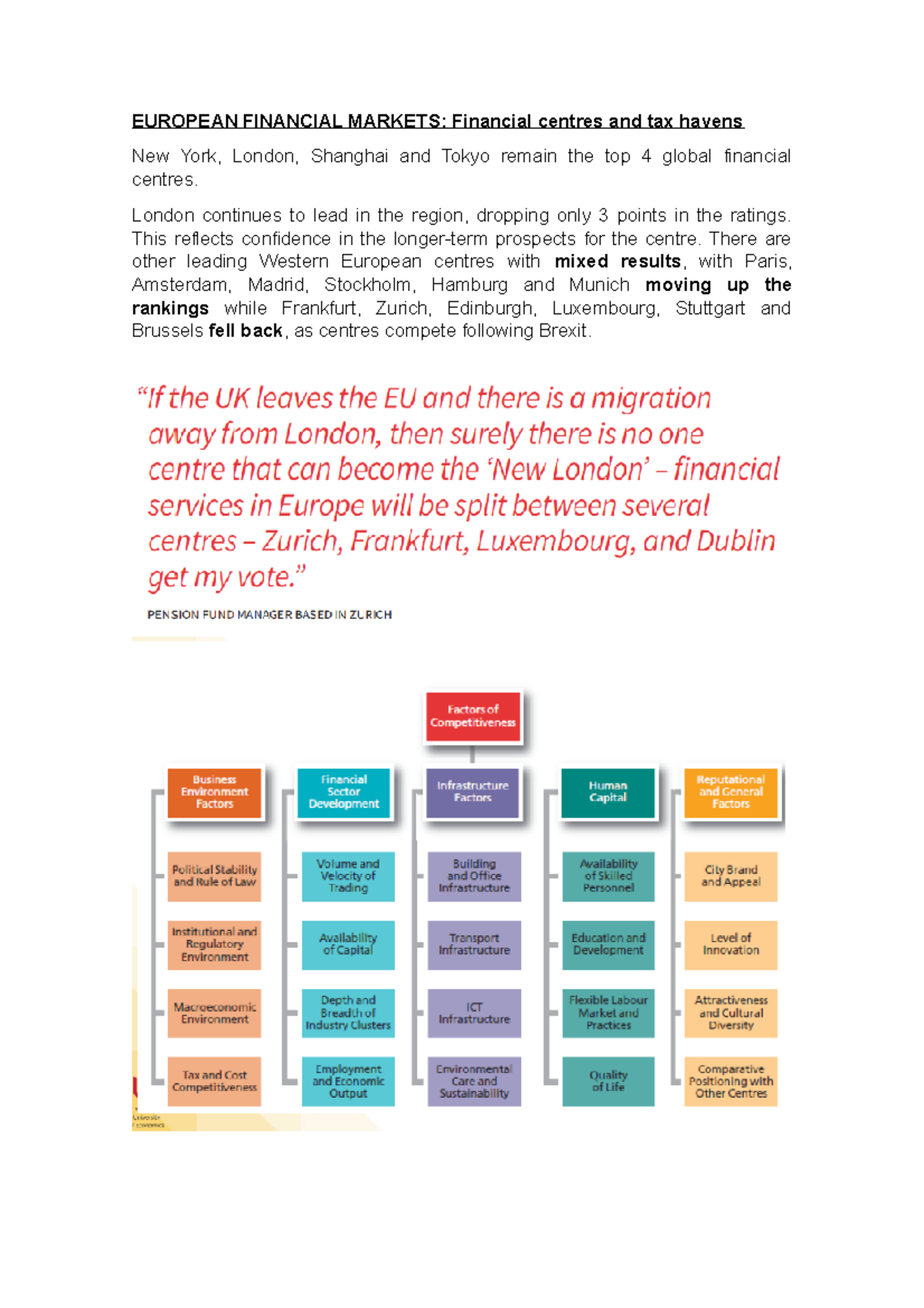 European Financial Markets - EUROPEAN FINANCIAL MARKETS: Financial ...