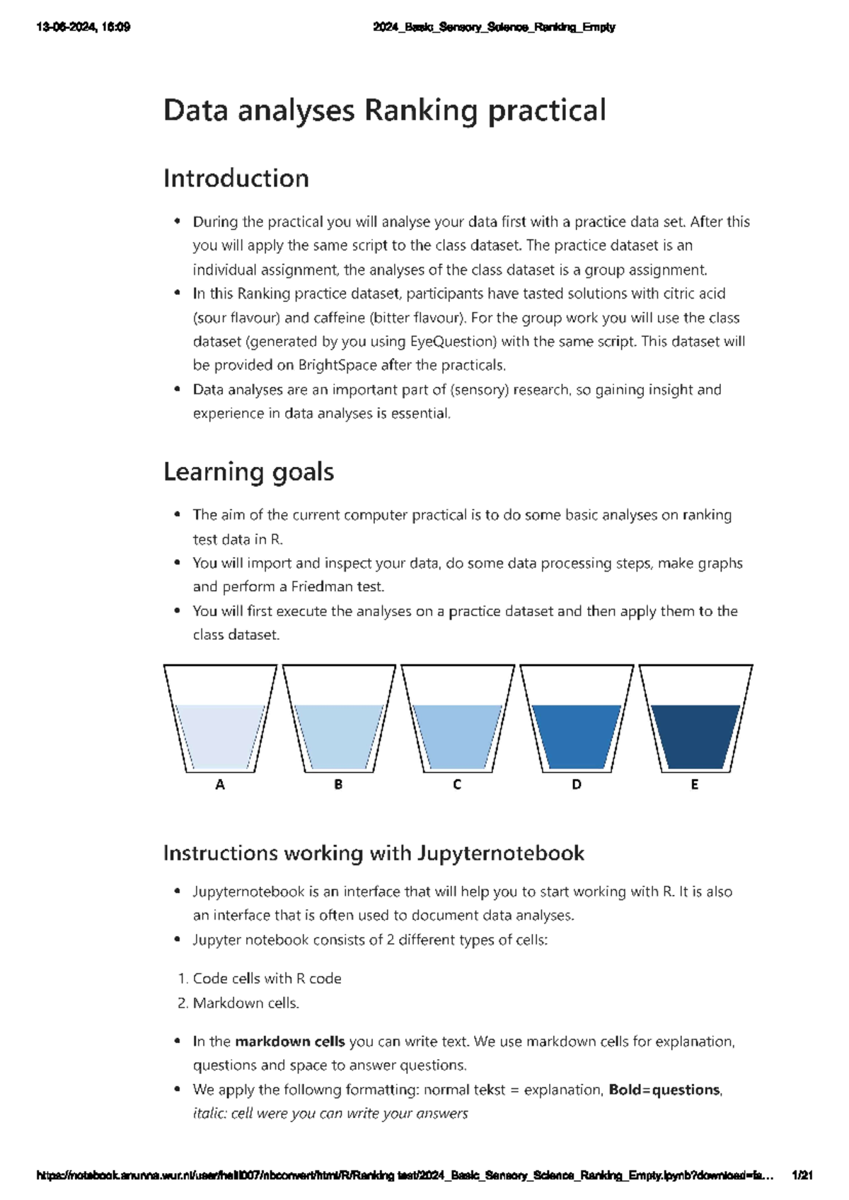 Ranking Test Individual Assignment - 16:09 2024_Basic_Sensory_Science ...