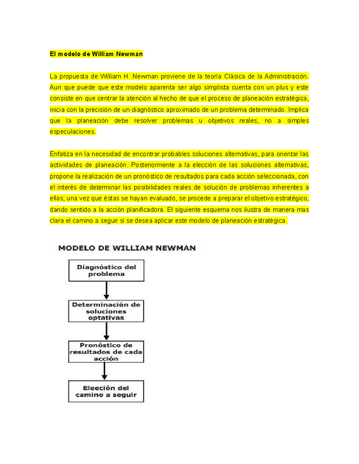1.9.1 Newman, Lambert, SHKG - El modelo de William Newman La propuesta de William H. Newman ...