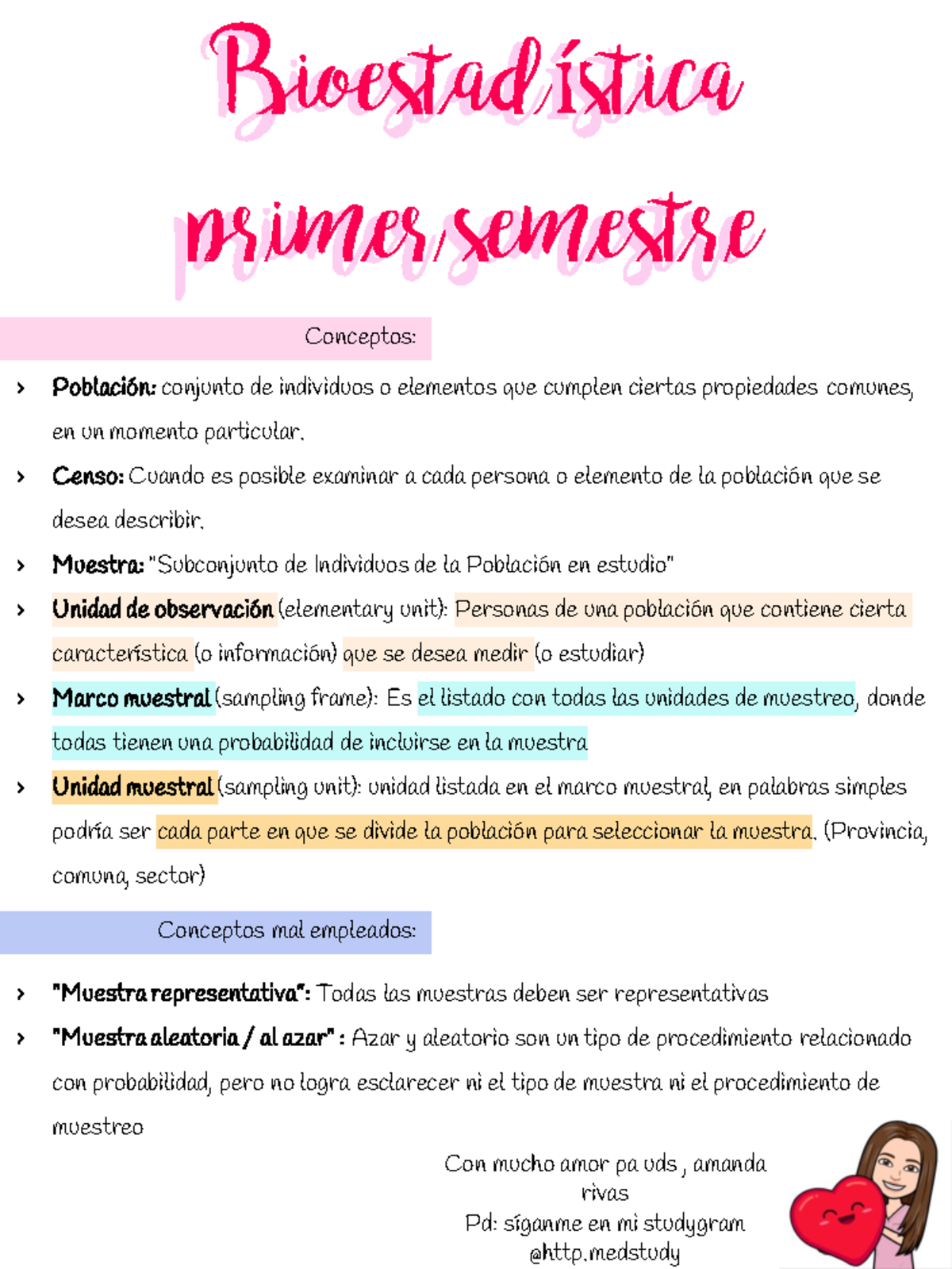 Bioestadistica Resumen 1 Semestre Warning Tt Undefined Function 32 Warning Tt Undefined
