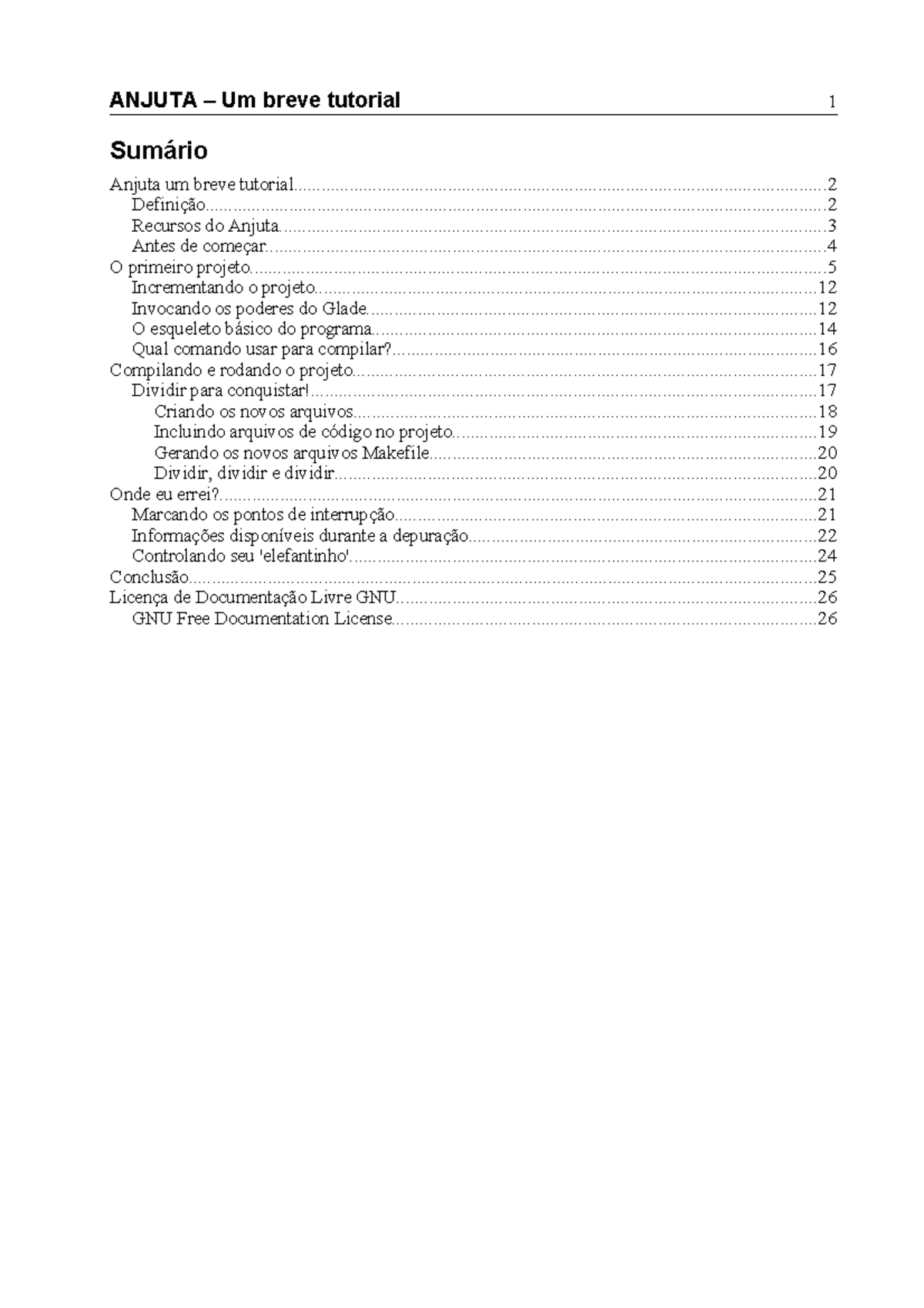 Anjuta-tutorial - programação em anjuta - Centro Universitário UniFavip ...