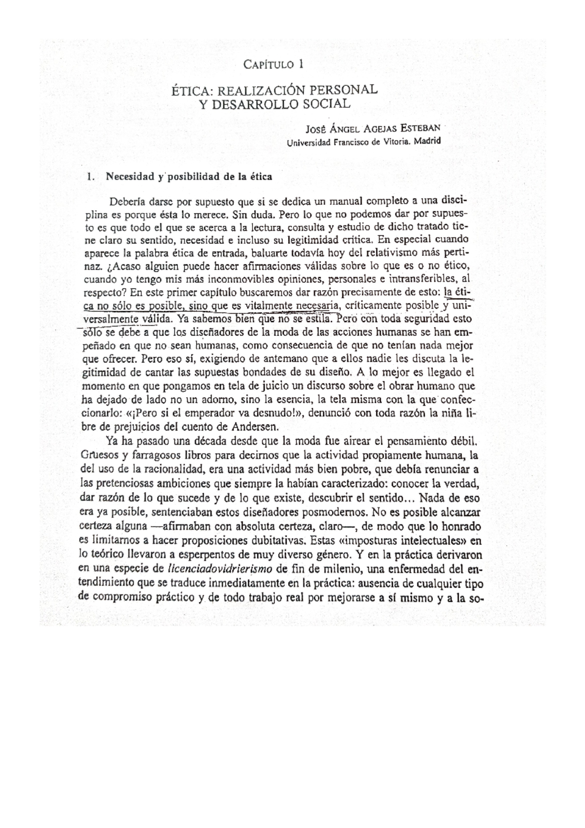 Agejas cap 1-2-6-13 - Resumen Ética de la Comunicación - Studocu