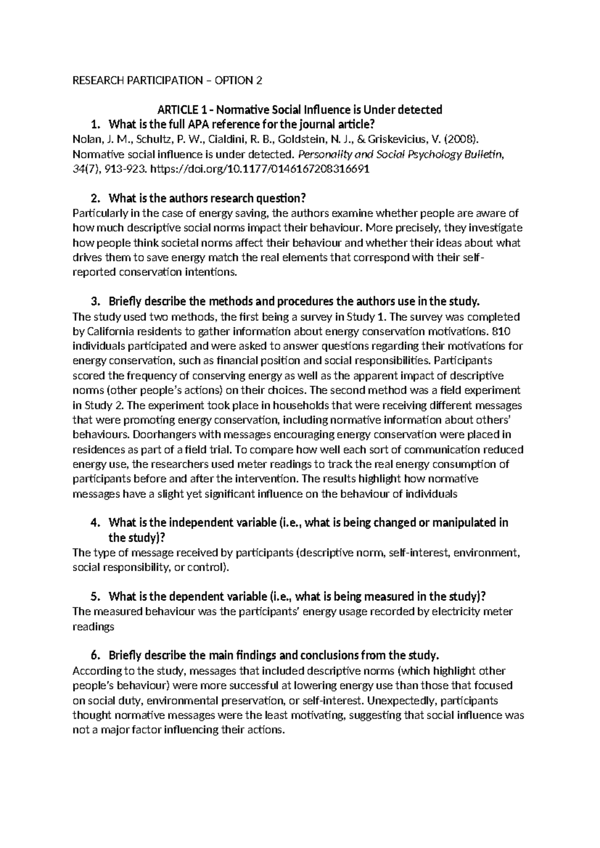 Research Participation - RESEARCH PARTICIPATION – OPTION 2 ARTICLE 1 ...