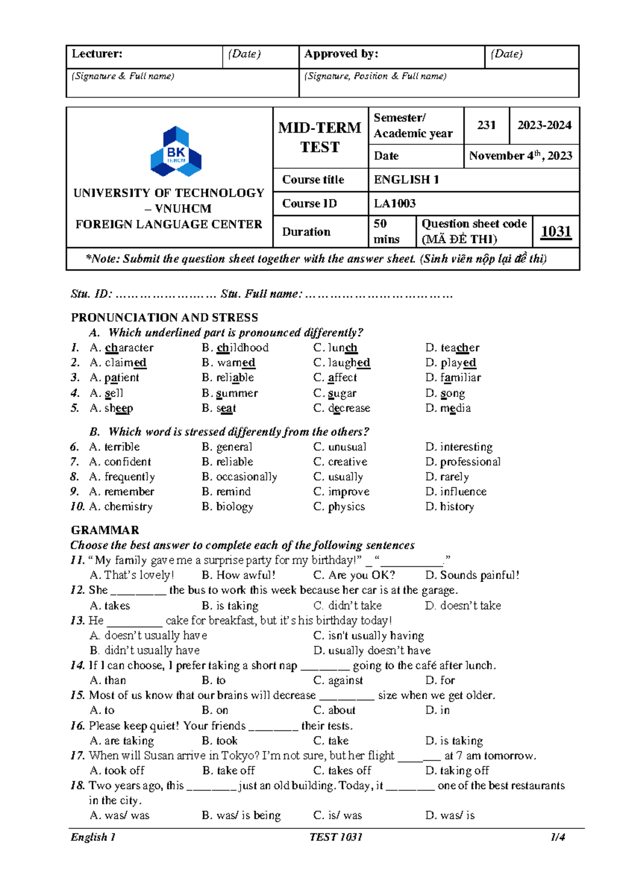AV1 MID Sample - Summary Chủ nghĩa xã hội - UNIVERSITY OF TECHNOLOGY ...