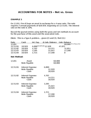 Nonmonetary Asset Exchanges - Examples Solutions - NONMONETARY ASSET ...