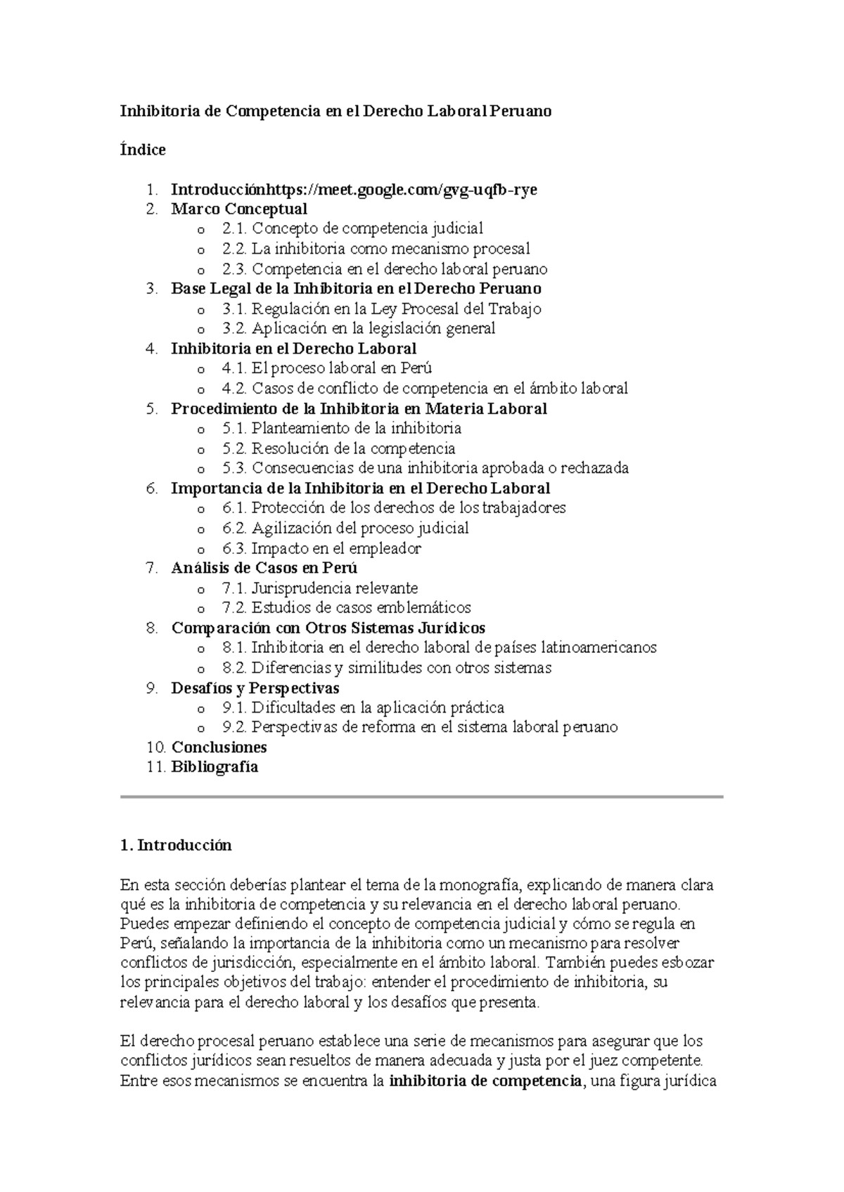 Inhibitoria de Competencia completooo - Inhibitoria de Competencia en ...