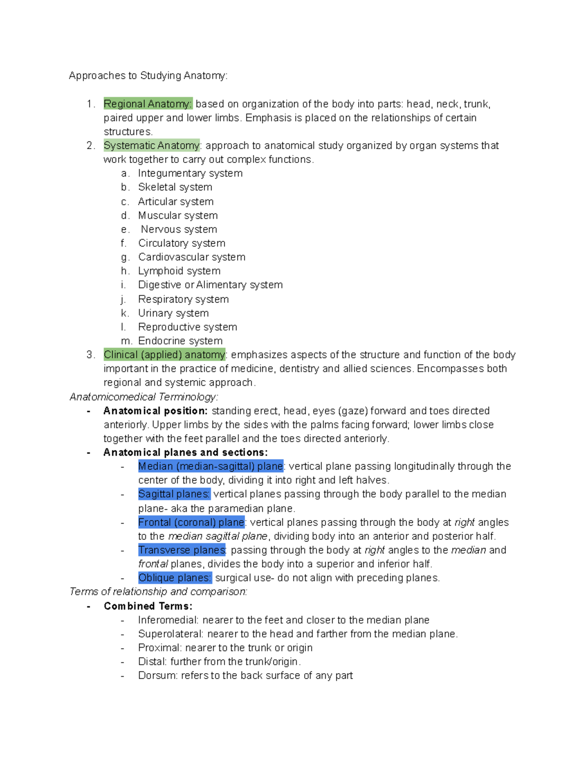 Moore's Clinical Anatomy Chapter One - Approaches to Studying Anatomy ...