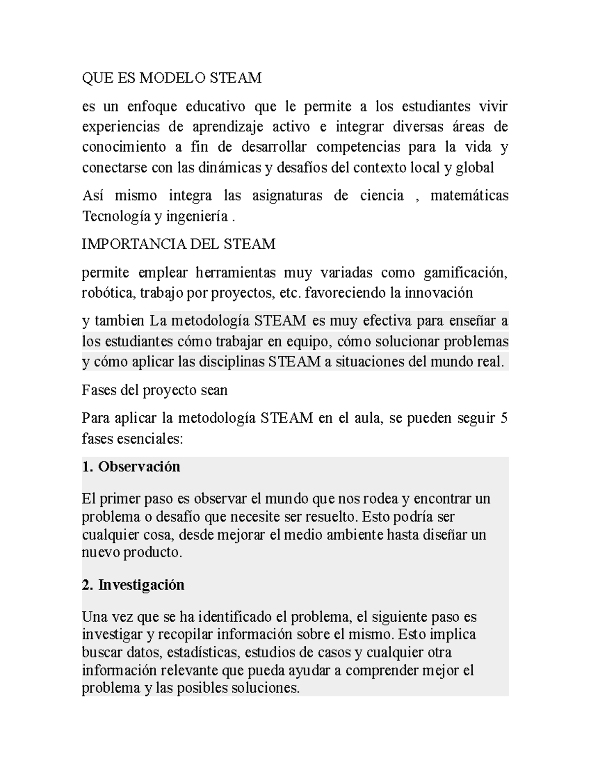Podcast Sobre LAS Metodologias DE Aprendizaje - QUE ES MODELO STEAM es un enfoque educativo que ...