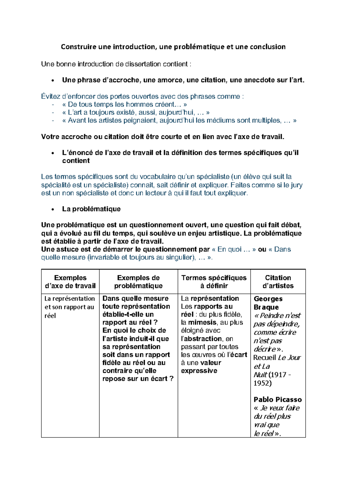Aide intro plm ccl - Construire une introduction, une problématique et ...