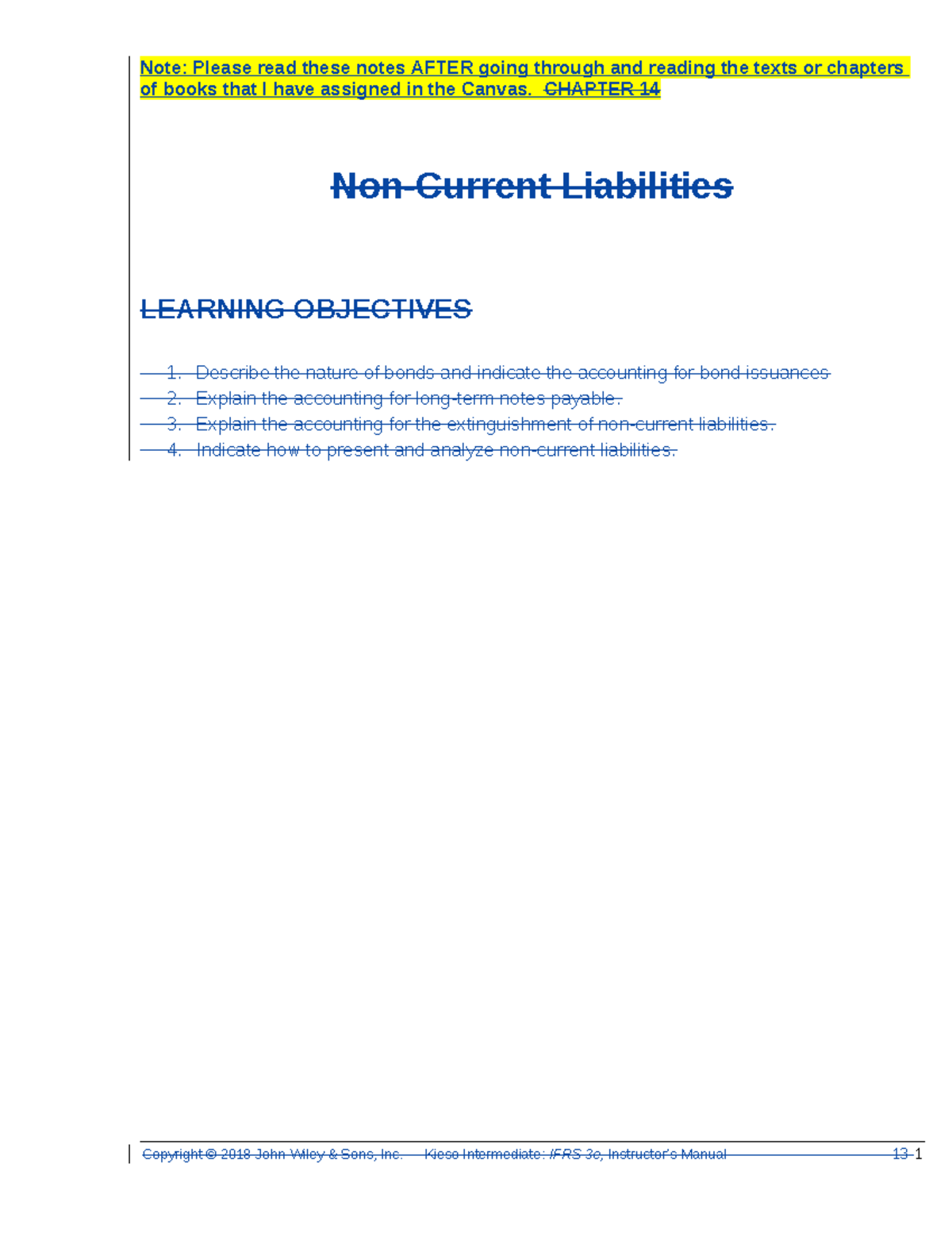 Module 9- Notes - Note: Please read th ese notes AFTER going through ...