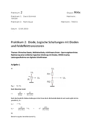 Mathe Übung 1 Lösung 2022 - Mathematik 1 für Informatiker Blatt Nr. 1 ...