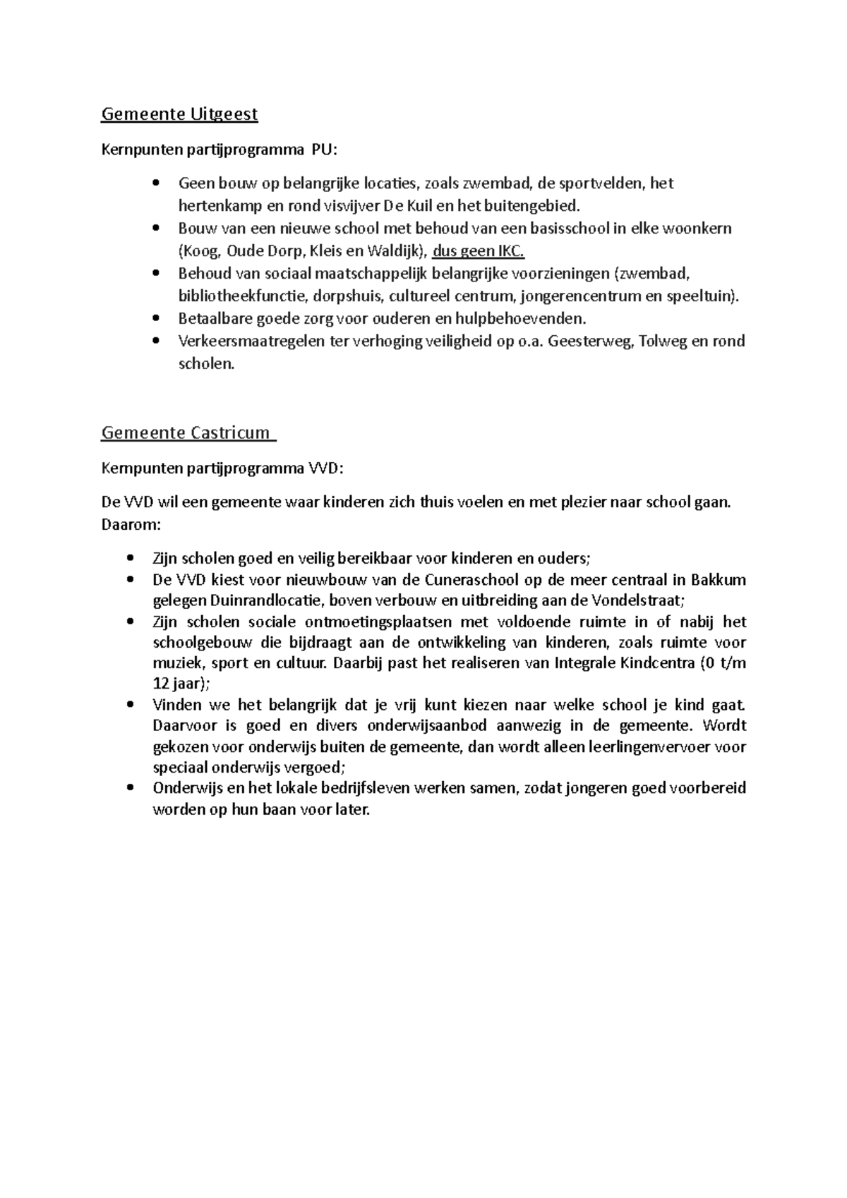 Gemeente Uitgeest - Samenvatting Pedagogiek voor Professionele Opvoeders - Gemeente Uitgeest ...