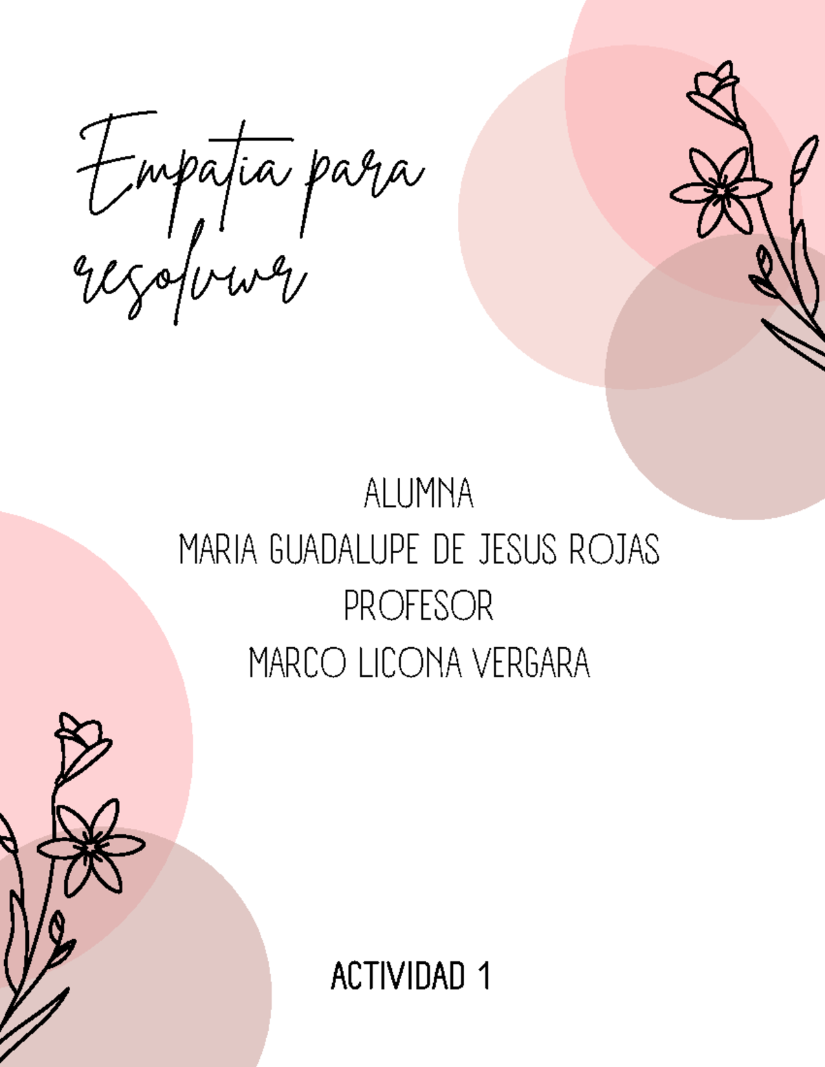 Actividad 1 identidad - ACTIVIDAD 1 ALUMNA MARIA GUADALUPE DE JESUS ...