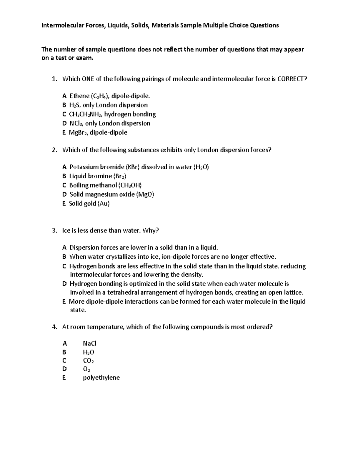 Iflsm Sample Test Questions - The number of sample questions does not ...