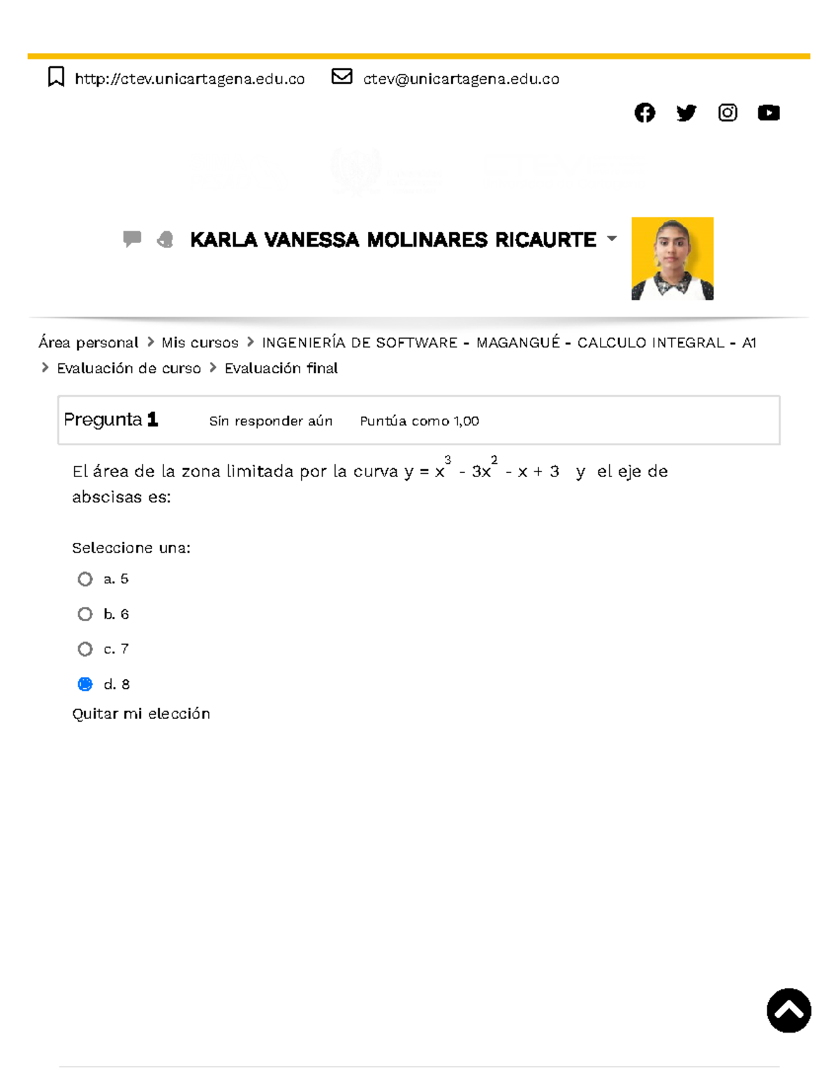 Evaluación final cal - gddfg - ctev.unicartagena.edu ctev@unicartagena ...