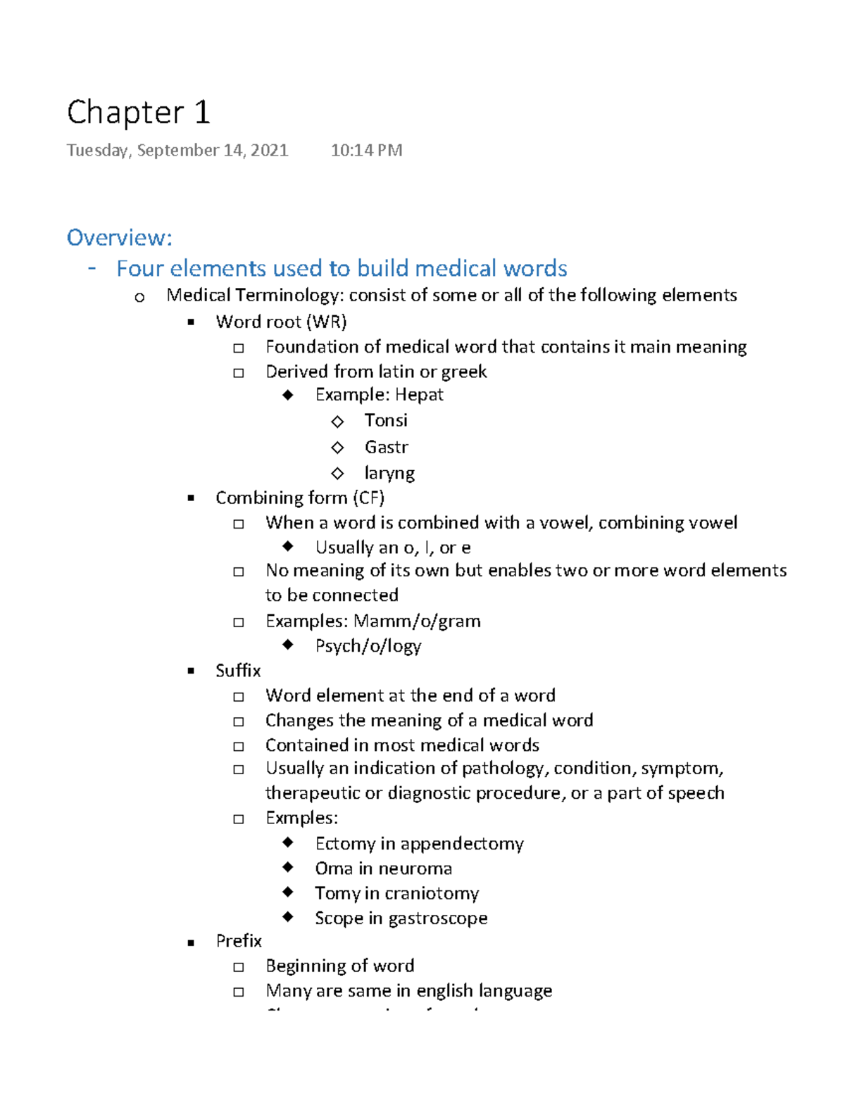 Chapter 1 - Online Course - Overview: Four elements used to build ...