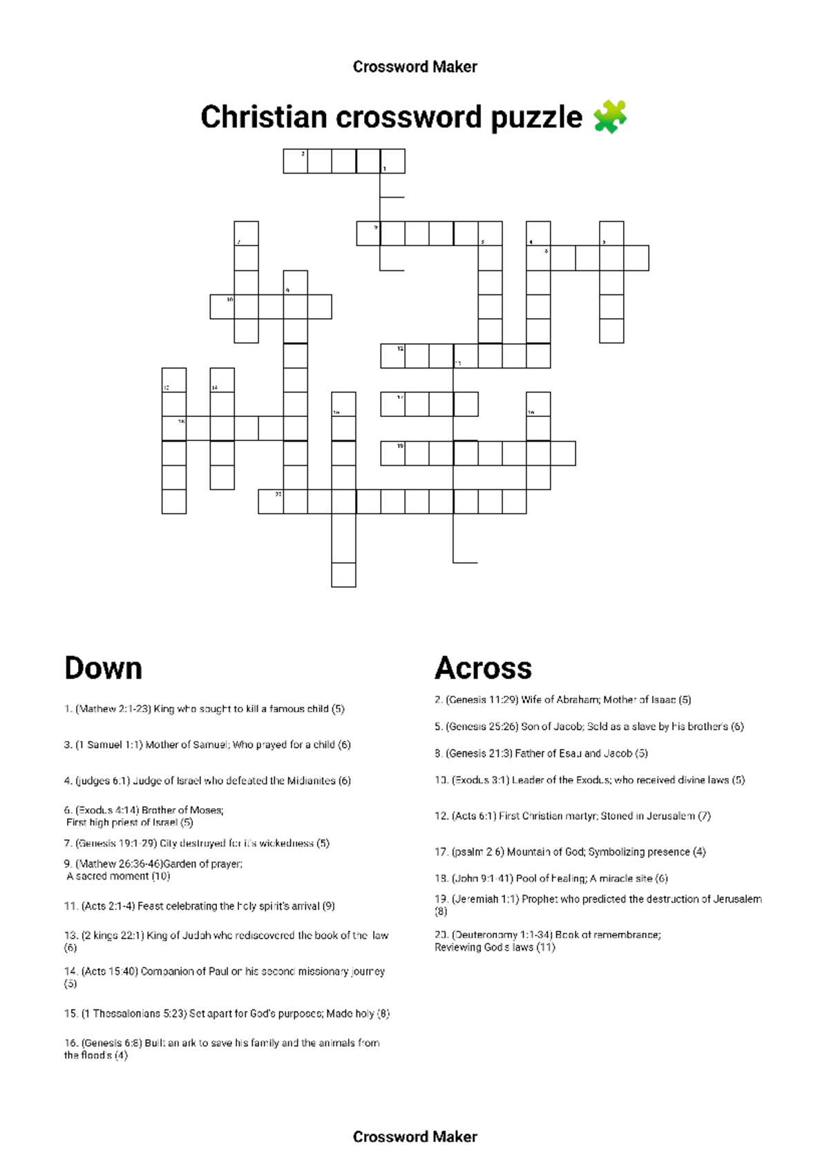 DOC-20240614-WA0043 - Crossword Maker Christian crossword puzzle 2 5 7 ...