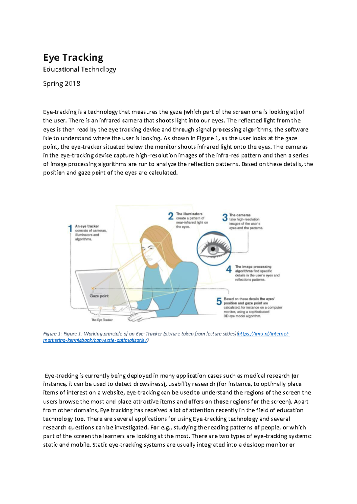 Eye Tracking Working Principle - Eye Tracking Educational Technology ...