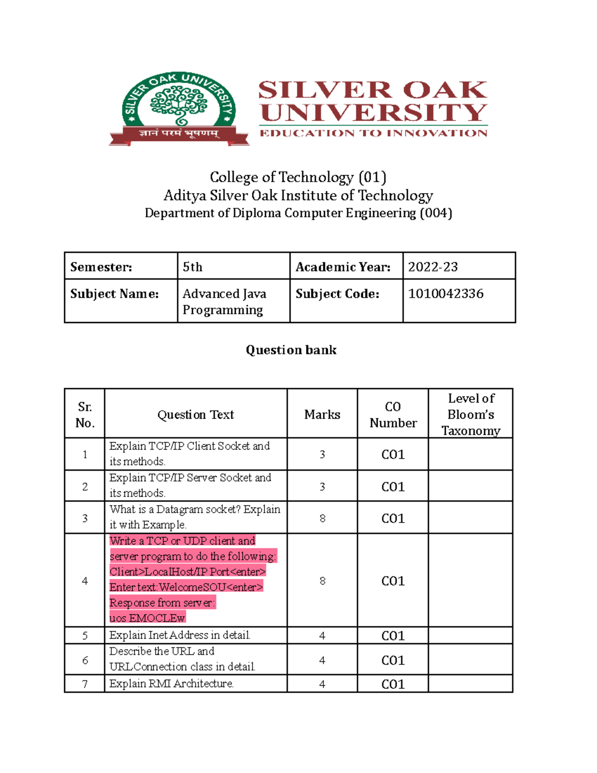 Question bank - c - Due ritratti dal Ghana. Con DVD - College of ...