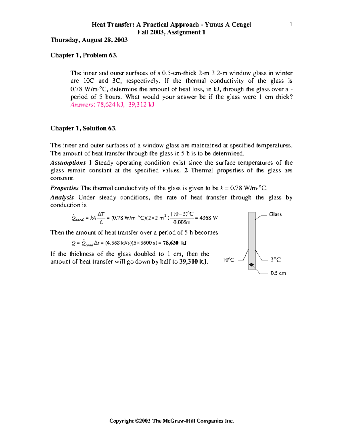 Problem Set 1 - aaa - Fall 2003, Assignment 1 Thursday, August 28, 2003 ...