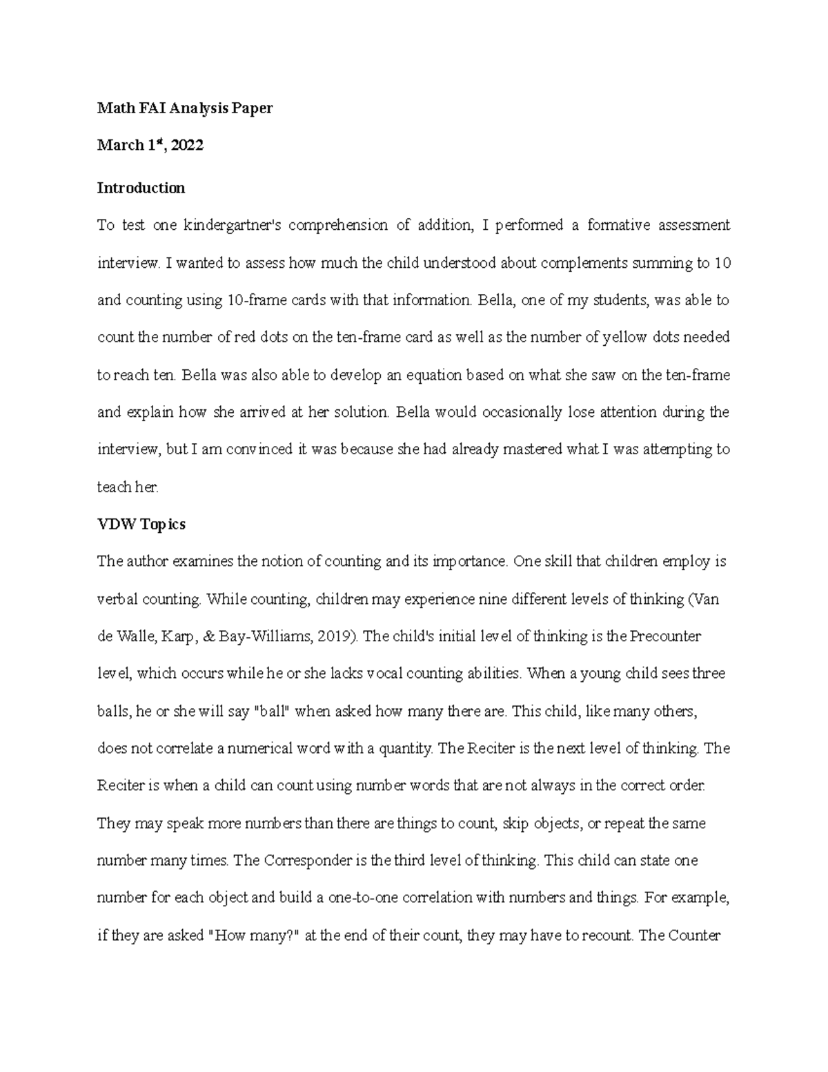 Math FAI Analysis Paper - Math FAI Analysis Paper March 1st, 2022 ...