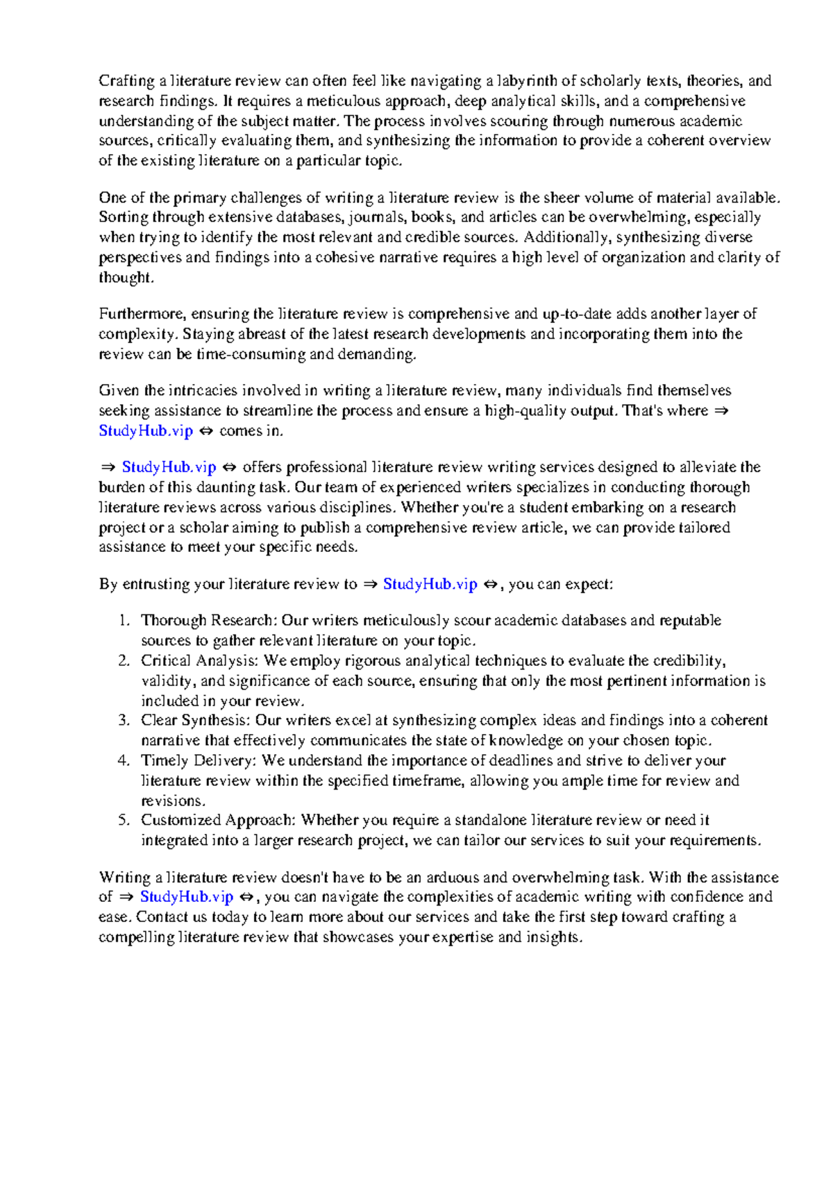 Literature Review Background Example - Crafting a literature review can ...