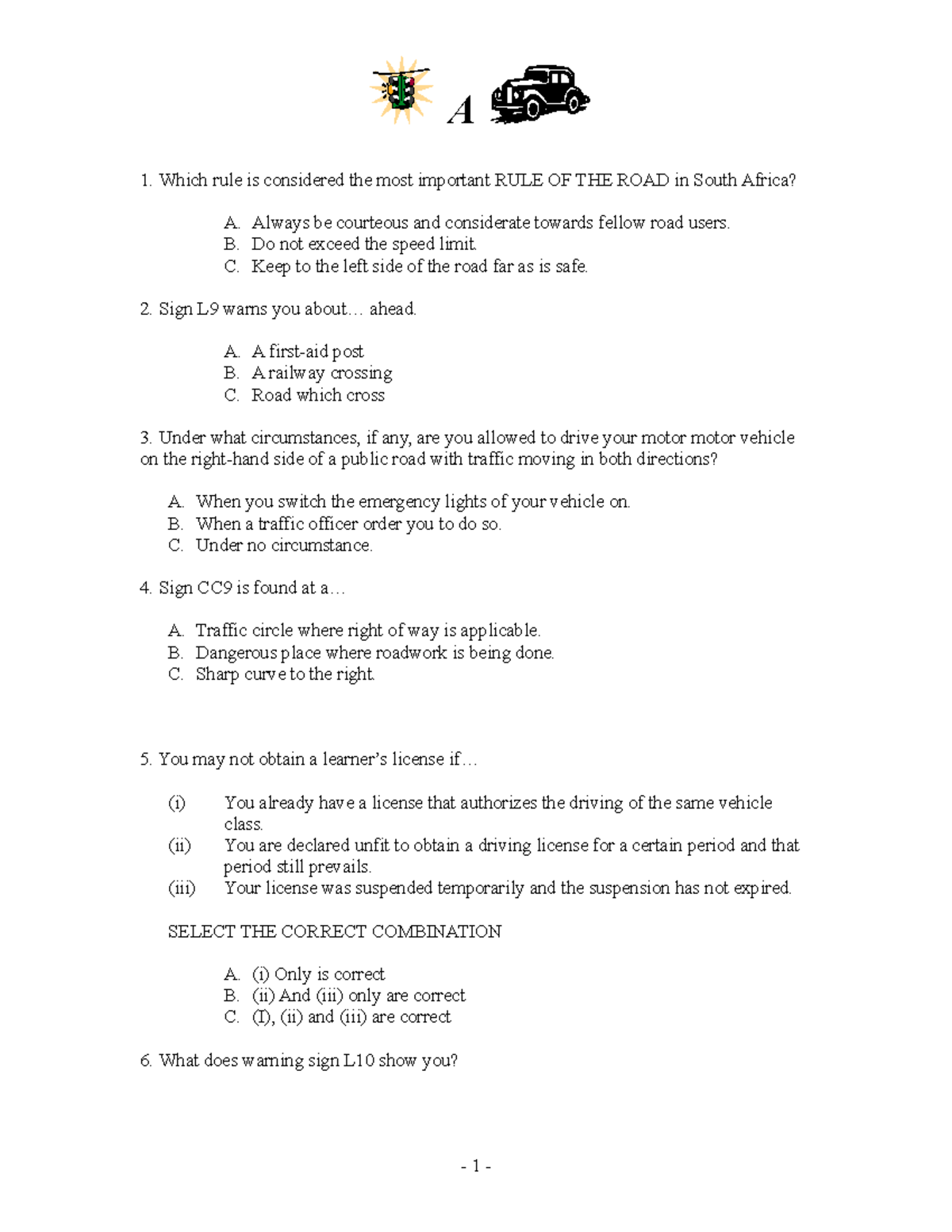 Book A - Memo - Which rule is considered the most important RULE OF THE ...