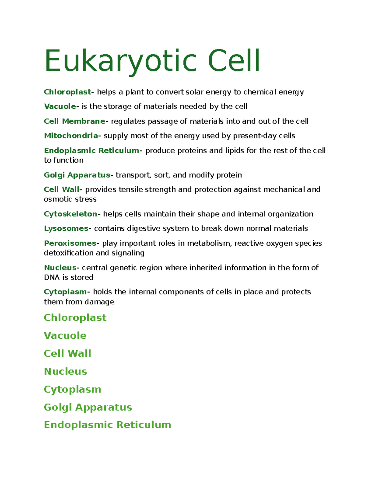 Gen Bio Cell PT - Man idk i just want premium - Eukaryotic Cell ...