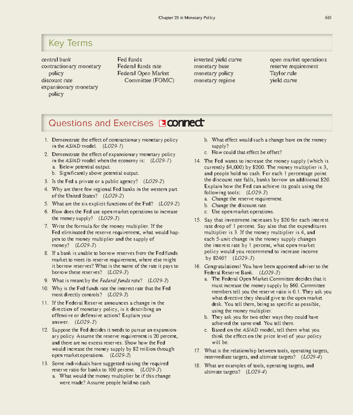 Economics-252 - n/a - Chapter 29 Monetary Policy 661 Key Terms central ...