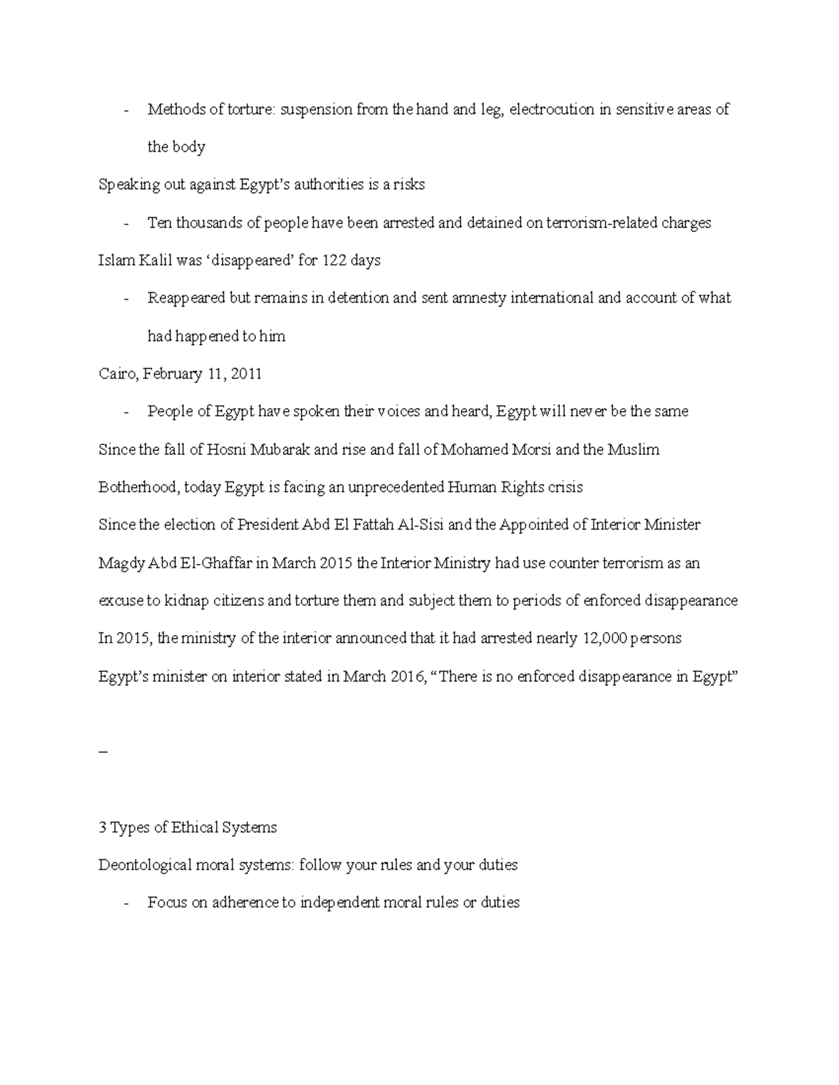 PLS 105: Introduction to Human Rights Learning Module 5 Notes Part 4 ...