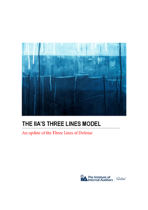 Three Lines Model Updated - THE IIA’S THREE LINES MODEL An update of ...