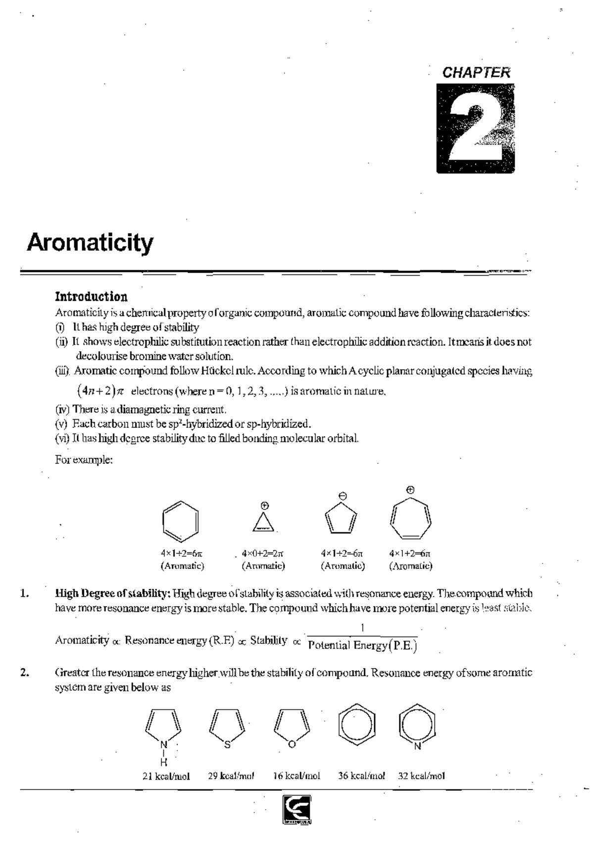 Aromaticity-17p - Chemistry notes. - Medical Sciences - Studocu