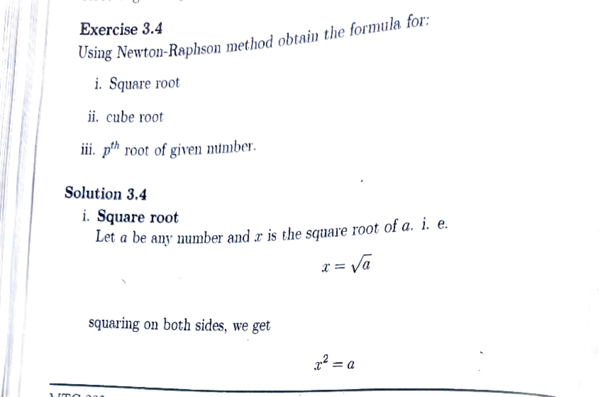 Algebraic And Transcendental Equations Part 5 Exercise 3 Using
