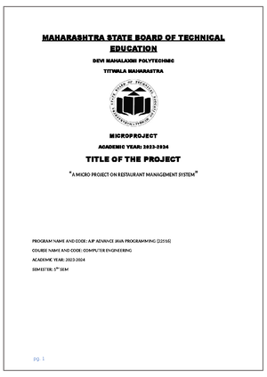 Final Front pages for Black Book - PROJECT REPORT ON “PLAGIARISM ...