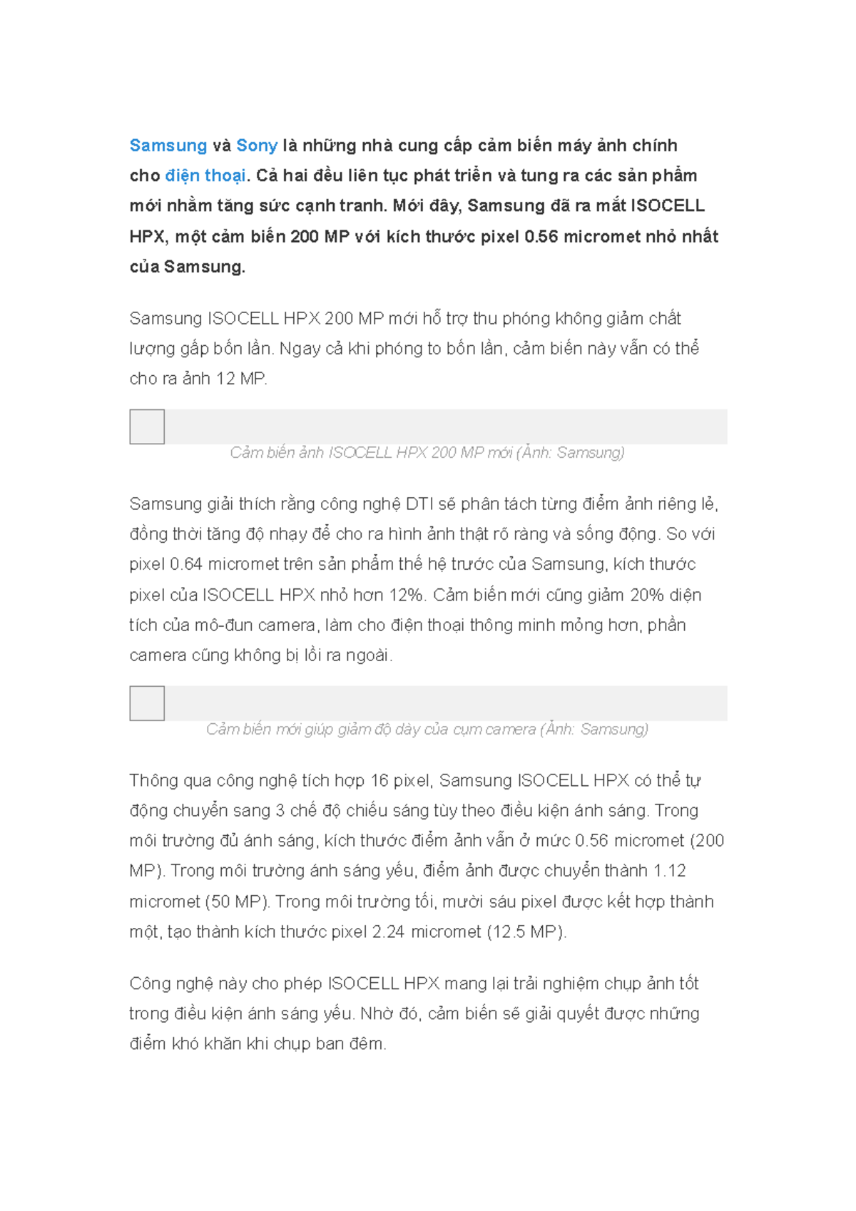 Samsung - note - Samsung và Sony là những nhà cung cấp cảm biến máy ảnh ...