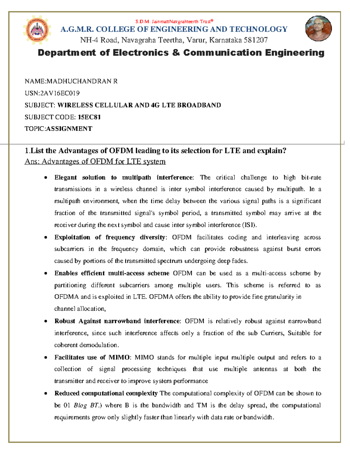 Assignment For 15ec81 All Module Warning Tt Undefined Function 32