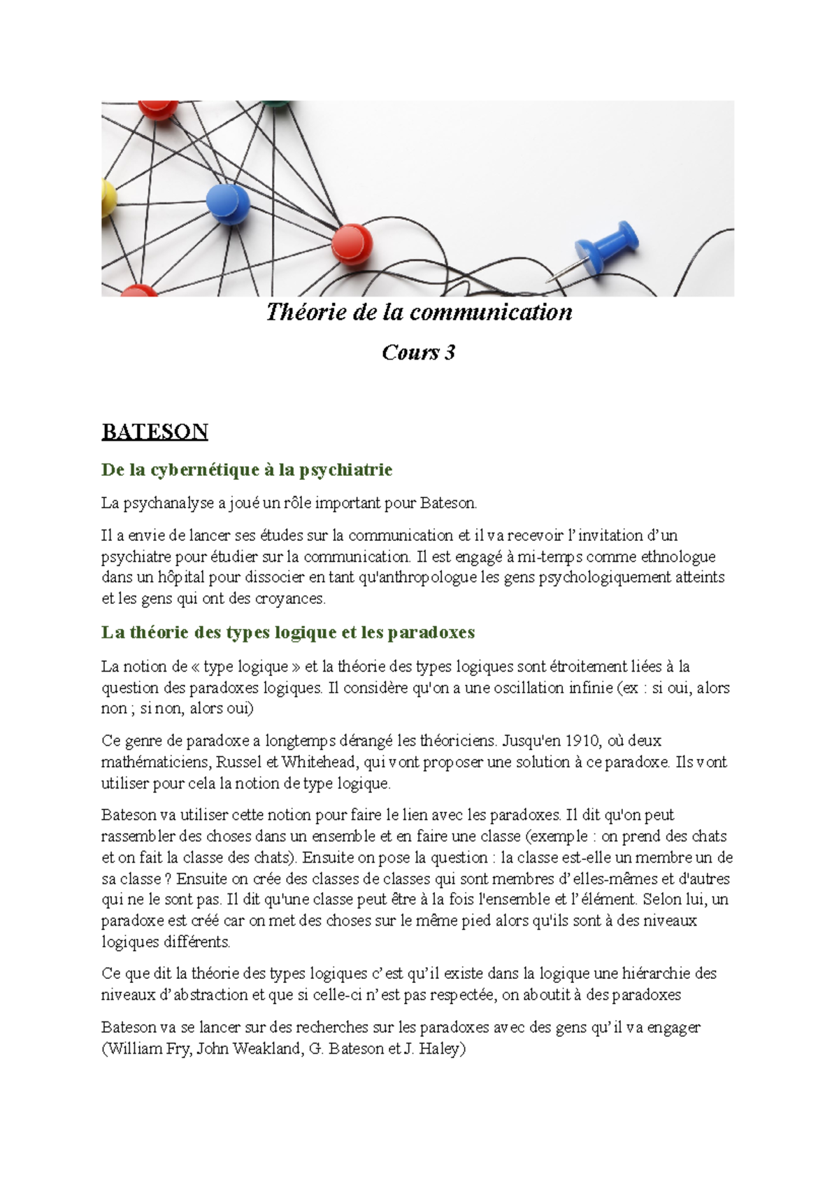 Théorie de la communication (séance 3) 07 - Théorie de la communication ...