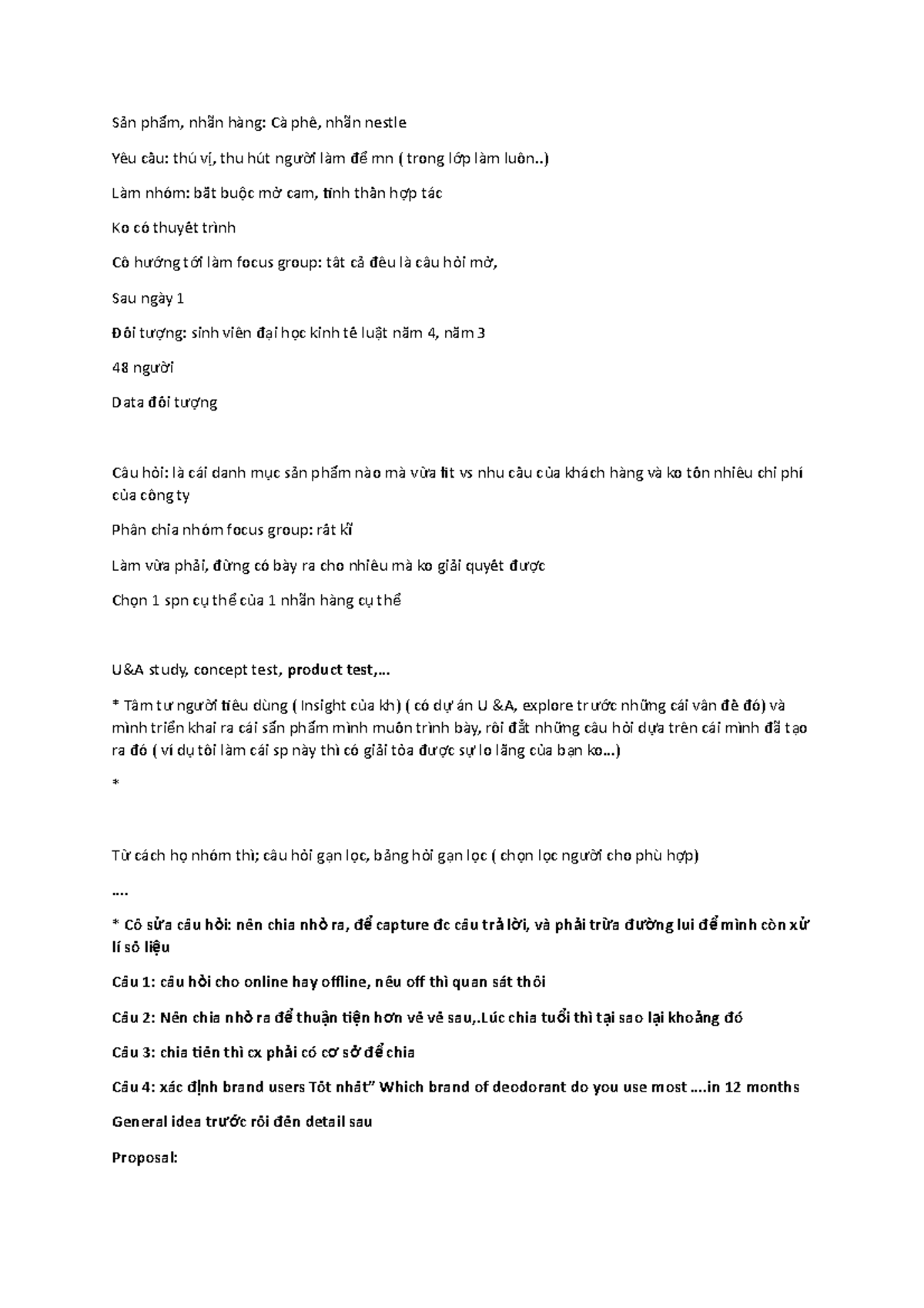 CHO BẢNG Trình BÀY GIỮA KÌ Ạ - S n ph m, nhãn hàng: Cà phê, nhãn nestleả ẩ Yêu cầầu: thú v , thu ...