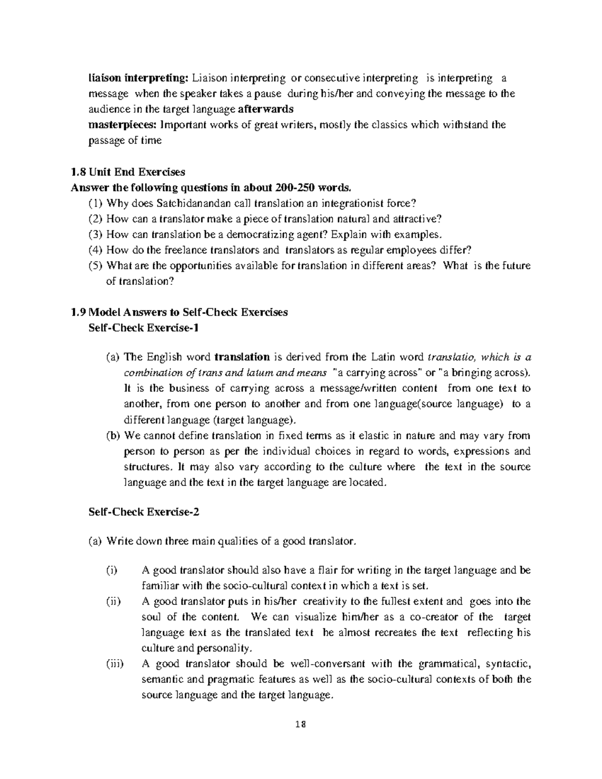 1Units and Exercises - 18 liaison interpreting: Liaison interpreting or ...