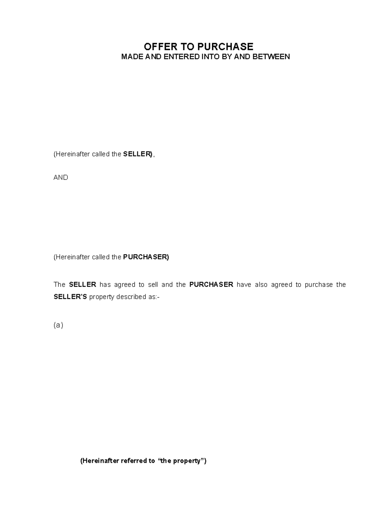 OTP PPP - The safest way to purchase your home is for your estate agent ...