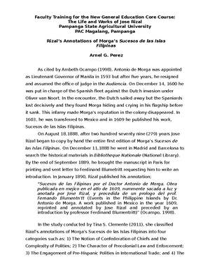 Rizal- Lesson 2 - Teacher’s Guide Week 3 to 4 Lesson 2 : Jose Rizal’s ...